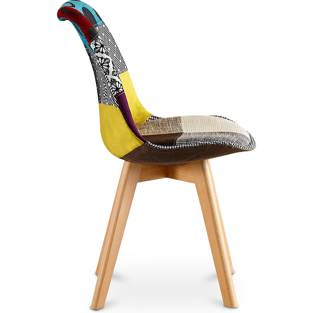 Dining Chair - Upholstered in Patchwork - Ray | Privatefloor