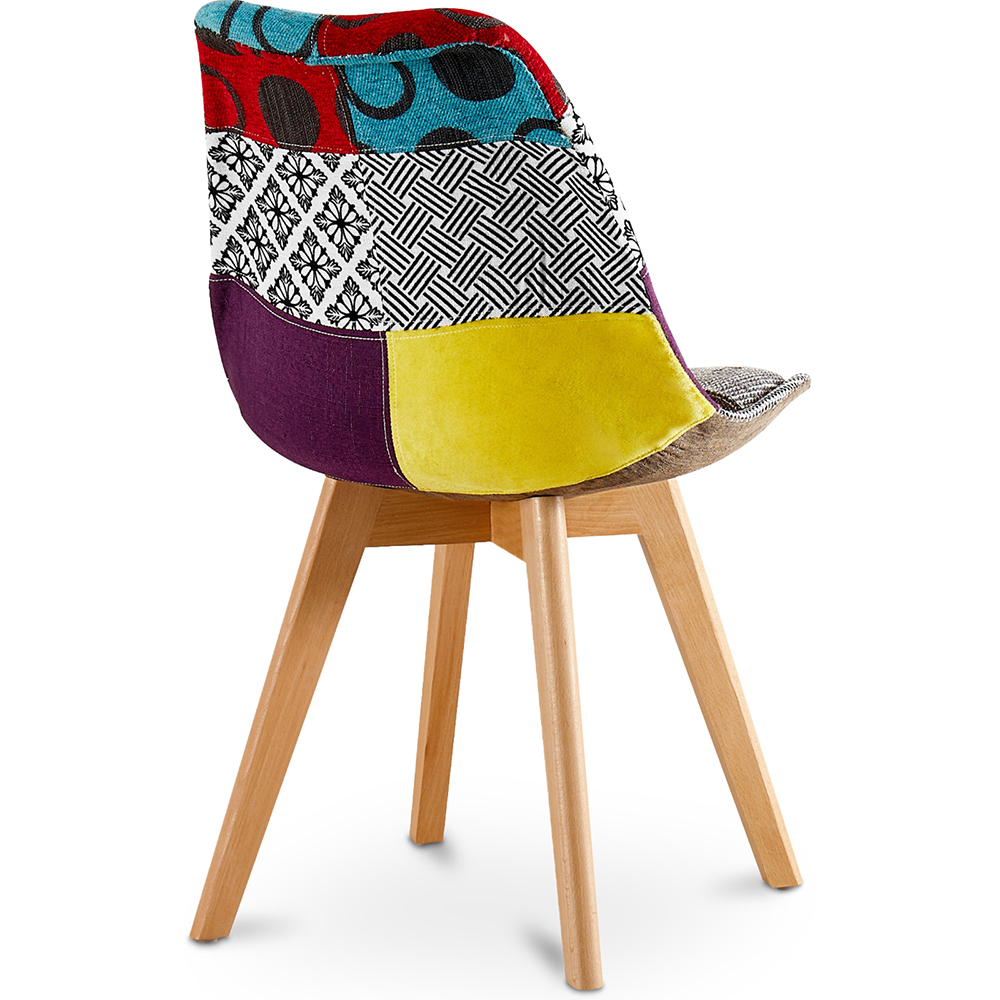 Dining Chair - Upholstered in Patchwork - Ray | Privatefloor